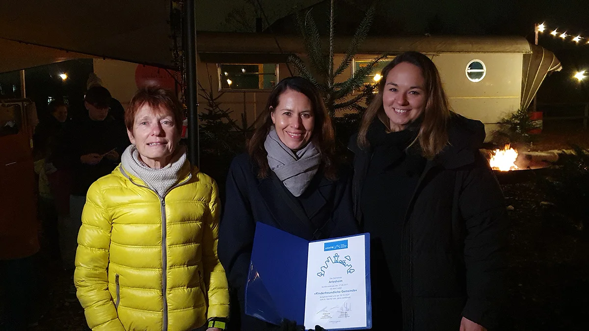 Arlesheim zum vierten Mal «Kinderfreund­liche Gemeinde» | unicef.ch