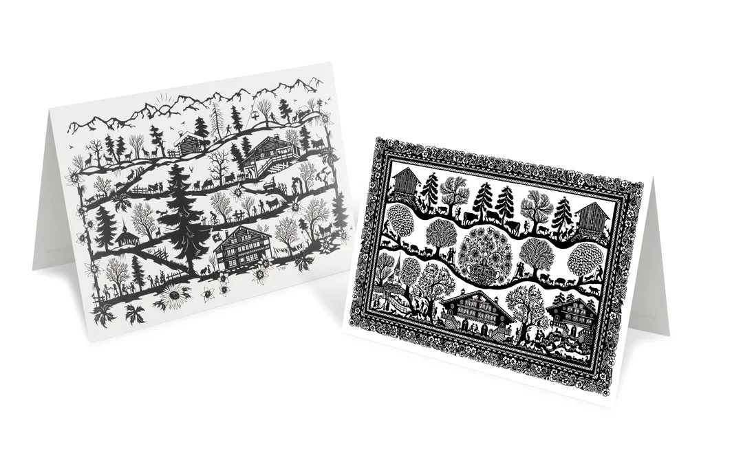 Scherenschnitte 3 x 2 Motive | unicef.ch