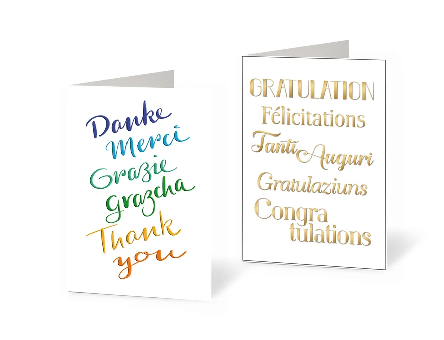 23G30 Danke und Gratulation 3 x 2 Motive | unicef.ch