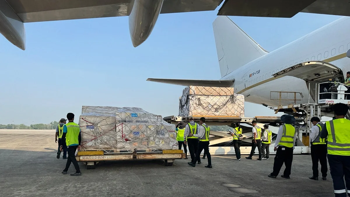 Myanmar: 80 tons of UNICEF relief supplies arrive in the earthquake ...