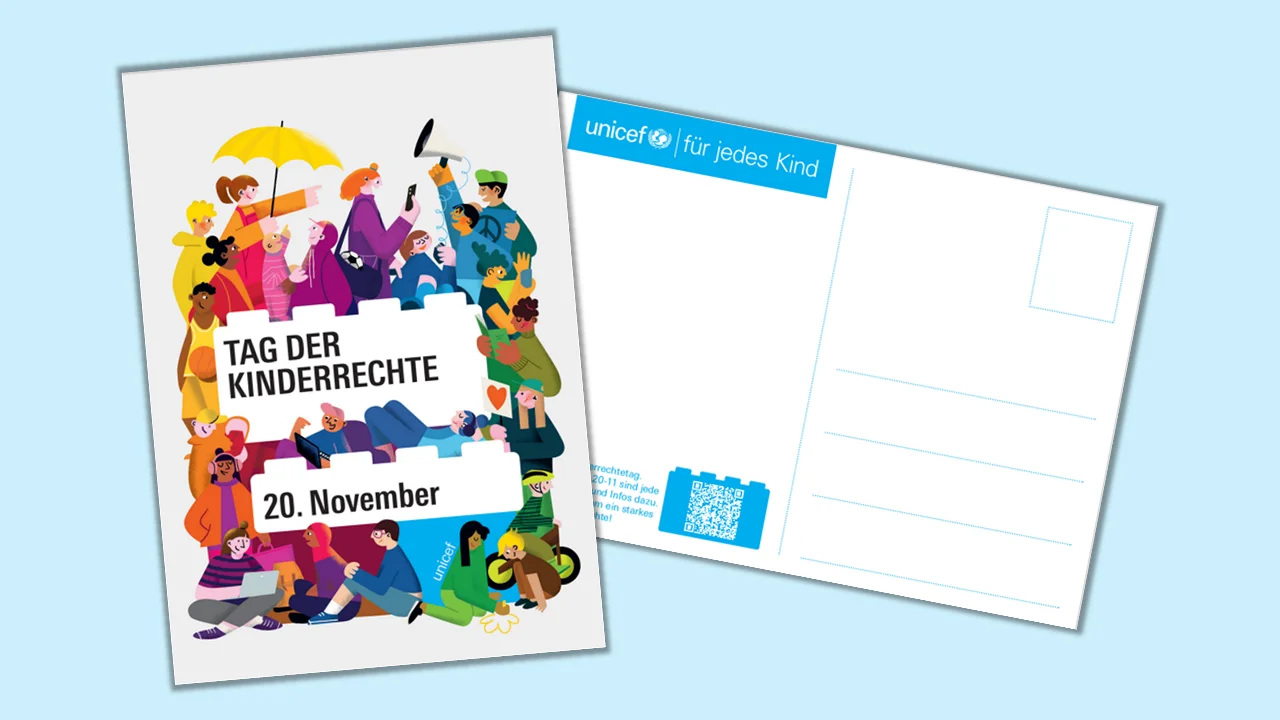 Postcard Child Rights Day | unicef.ch